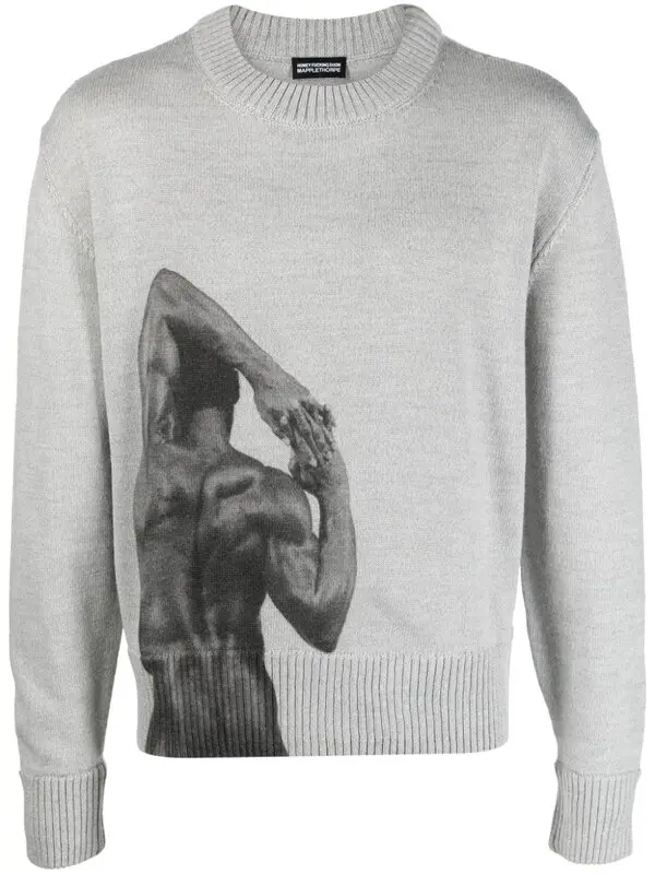 HONEY FUCKING DIJON Intarsia-knit Wool-blend Jumper