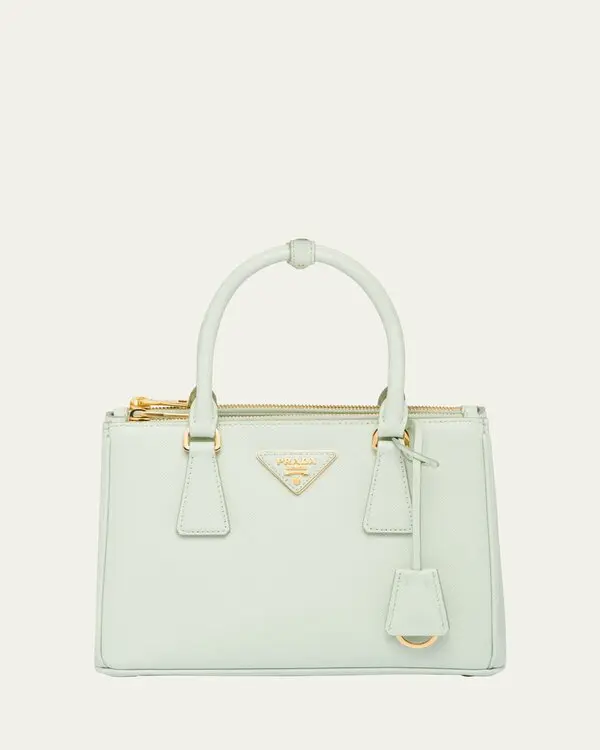 Prada Galleria Small Saffiano Top-handle Bag - Acqua