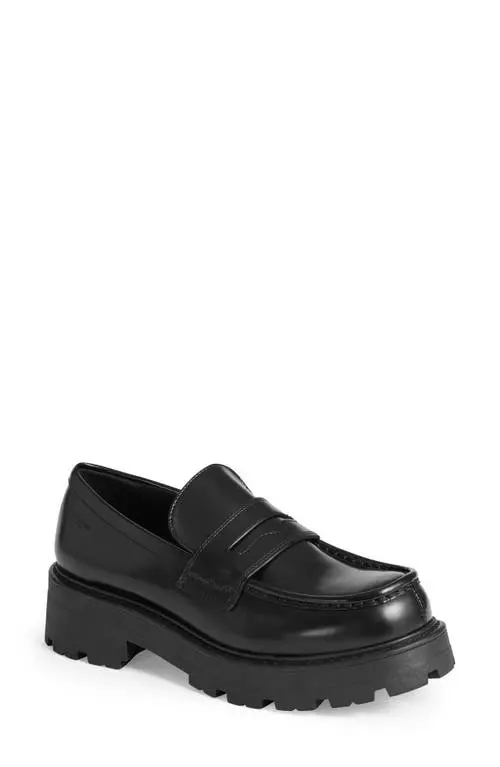 VAGABOND SHOEMAKERS Cosmo 2.0 Platform Loafer - Black