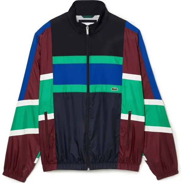 Lacoste Colorblock Windbreaker - Kg2 Abimes/ Multico