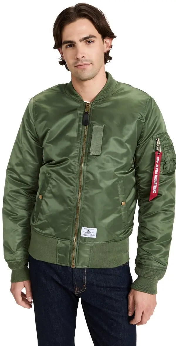 Alpha Industries Ma-1 Mod Bomber Flight Jacket - Sage