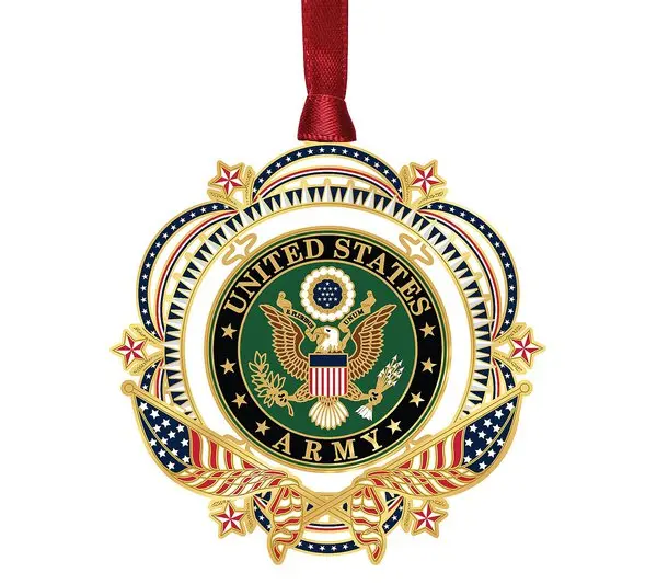 BEACON DESIGN Patriotic Army Ornament