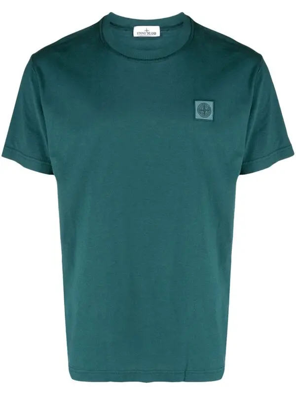 Stone Island Compass-patch Cotton T-shirt