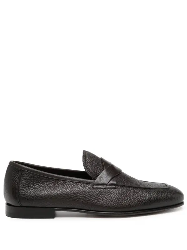 TOM FORD Sean Twist-detail Leather Loafers