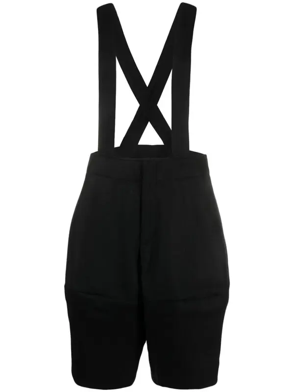 Comme Des Garçons Wool Suspender Shorts