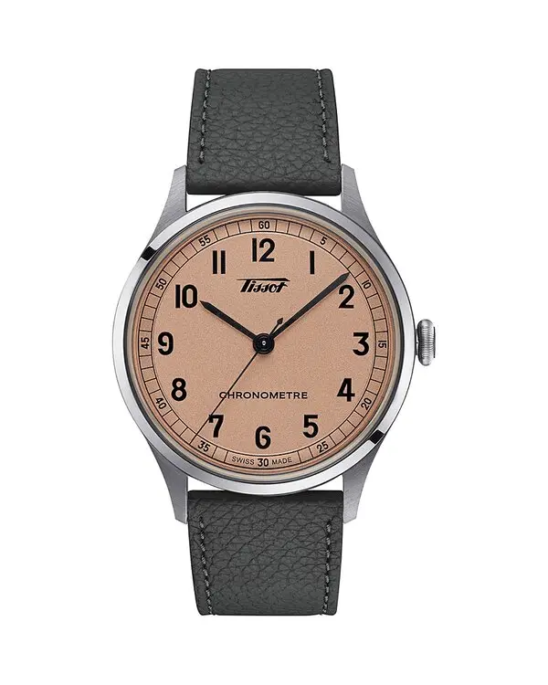 TISSOT Telemeter 39mm Strap Watch - Orange/brown