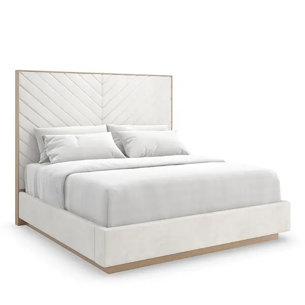CARACOLE Meet You In The Middle Bed, King - Ivory