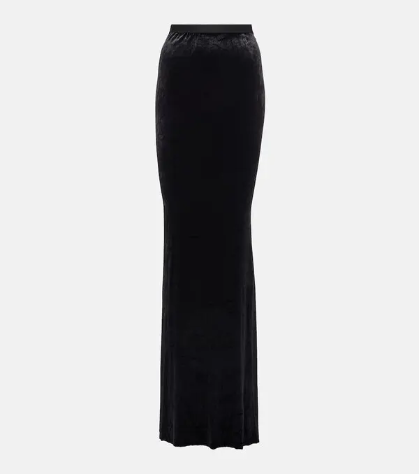 Rick Owens Jersey Maxi Skirt