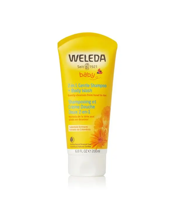 WELEDA 2-in-1 Gentle Baby Shampoo Andâ Body Wash With Calendula Extracts