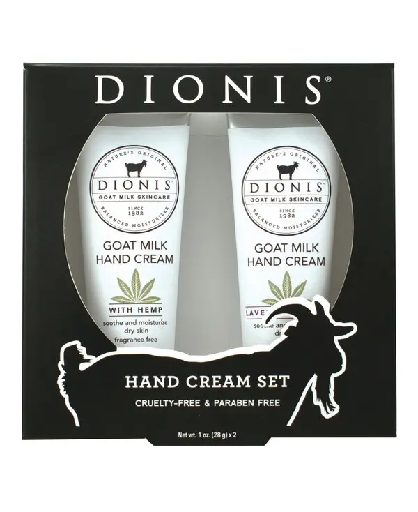 DIONIS GOAT MILK SKINCARE Hemp Goat Milk Hand Cream Duo Set