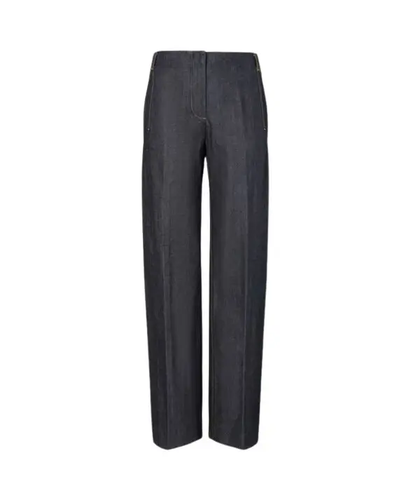 Tory Burch Selvedge Denim - Deep Dark Wash