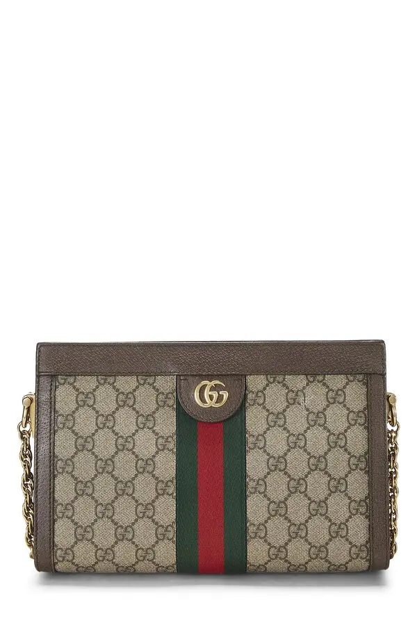 Gucci Original Gg Supreme Ophidia Small Shoulder Bag - Beige