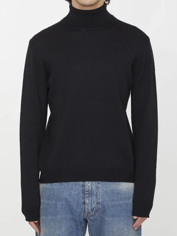 ROBERTO COLLINA Merino Wool High-neck Jumper