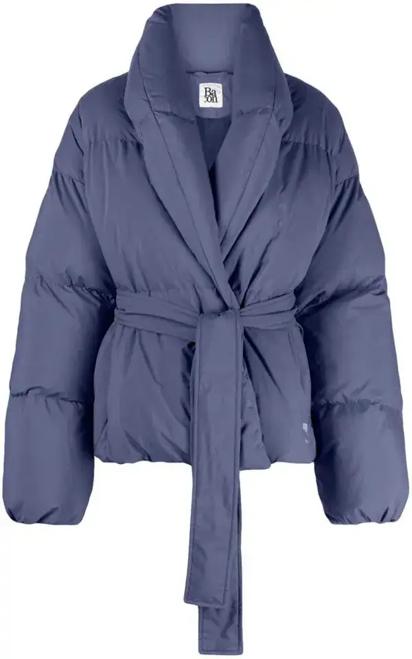 Bacon Petit Dada Nylon Down Jacket In Purple - 33% Off | Editorialist