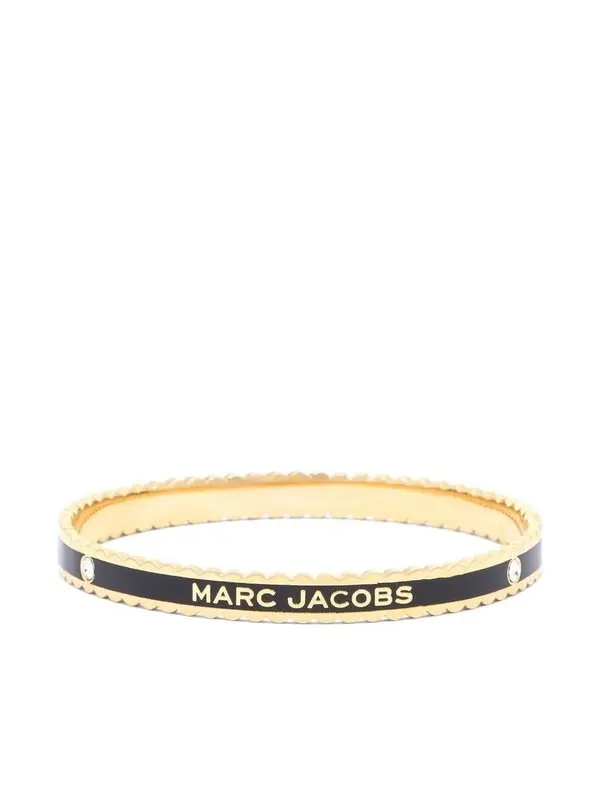 Buy Marc Jacobs The Medallion Scalloped Bangle - Black At 33% Off ...