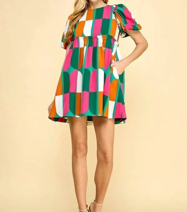 Buy Tcec Printed Dress In Color - Multi At 36% Off | Editorialist