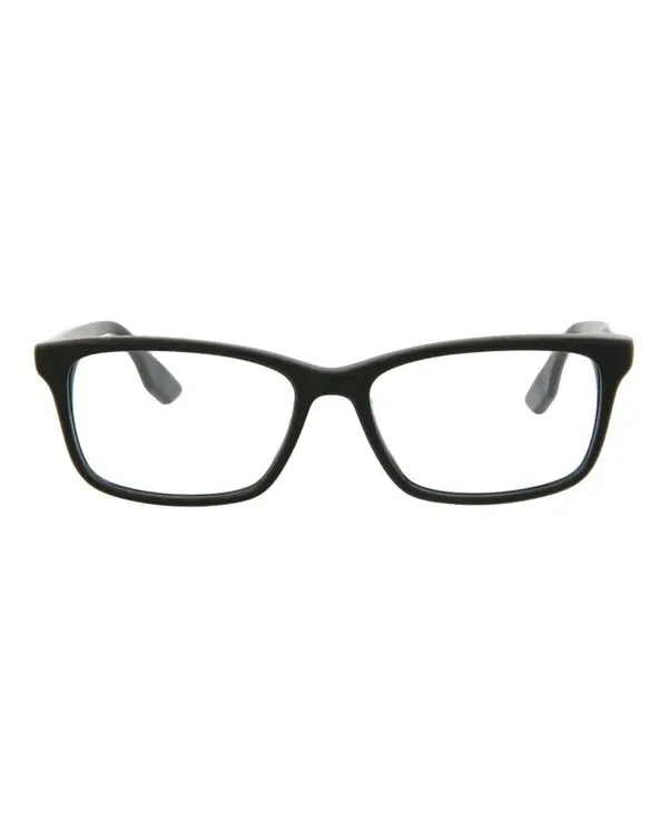 Buy Alexander McQueen Squareframe Acetate Optical Frames - Black At 76% ...