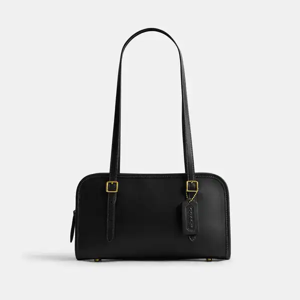 Coach The Originals Glovetanned Leather Swing Zip - Brass/Black