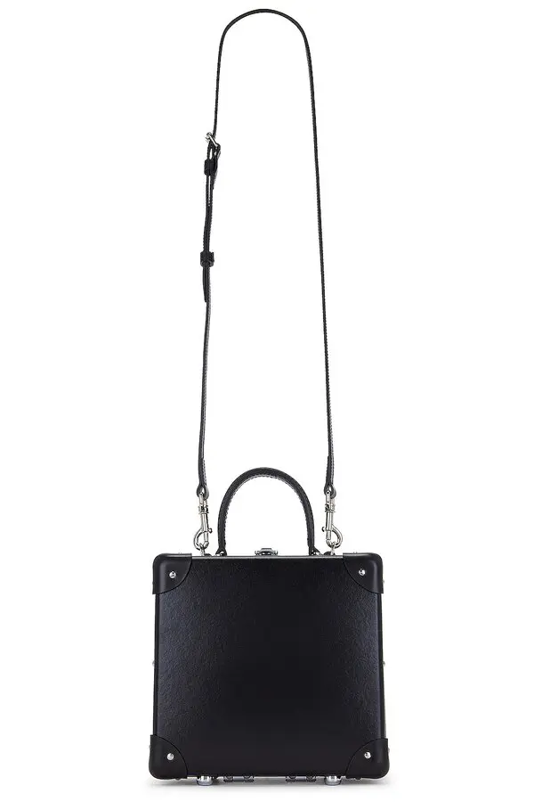 GLOBE-TROTTER The London Square Bag 20x20x11cm - Black & Black