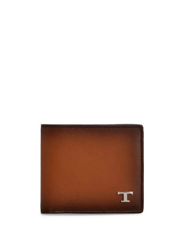 TOD'S Tsy Bi-fold Wallet - Brown