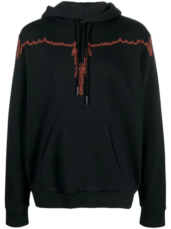 COUNTY OF MILAN Marcelo Burlon Graphic-print Hoodie