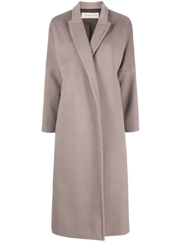 BLANCA VITA Calomeria Felted Maxi Coat
