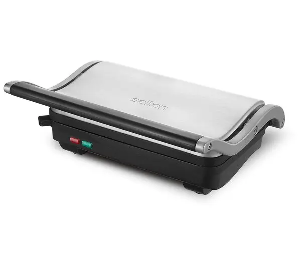 SALTON Stainless Steel Panini Grill