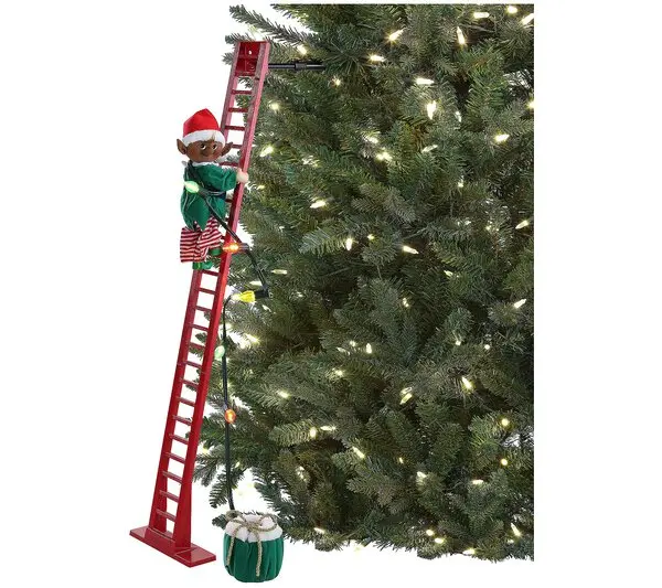 MR. CHRISTMAS 40' Animated & Musical Super Clim Bing Black Elf