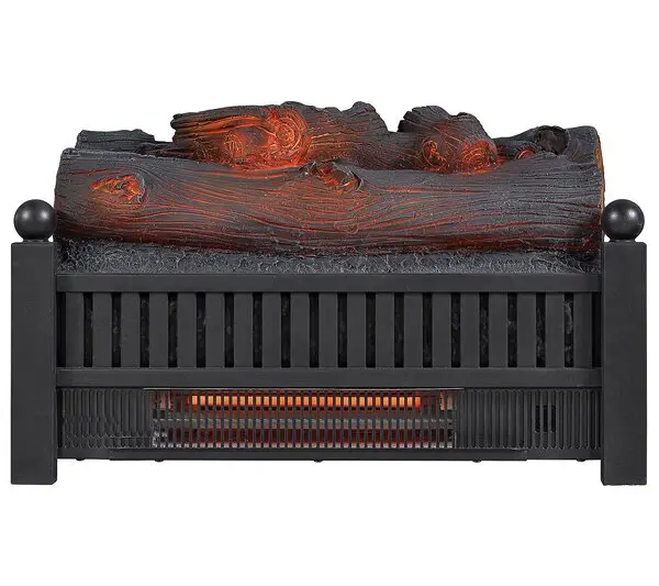 DURAFLAME Infrared Electric Juniper Log Heater W Crackle Sound