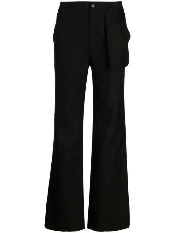 FENG CHEN WANG Mid-rise Flared Trousers