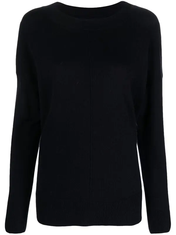 Chinti & Parker Long-sleeve Fine-knit Sweater - Blue