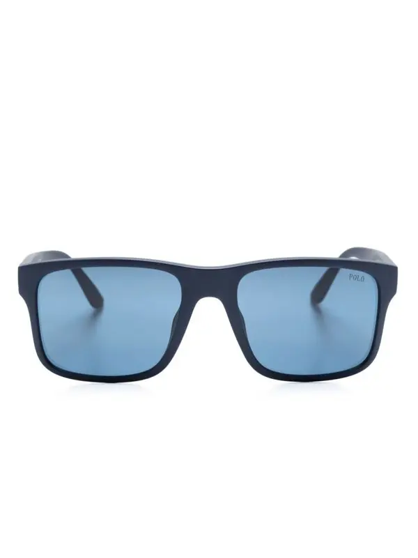 Ralph Lauren Square-frame Matte Sunglasses