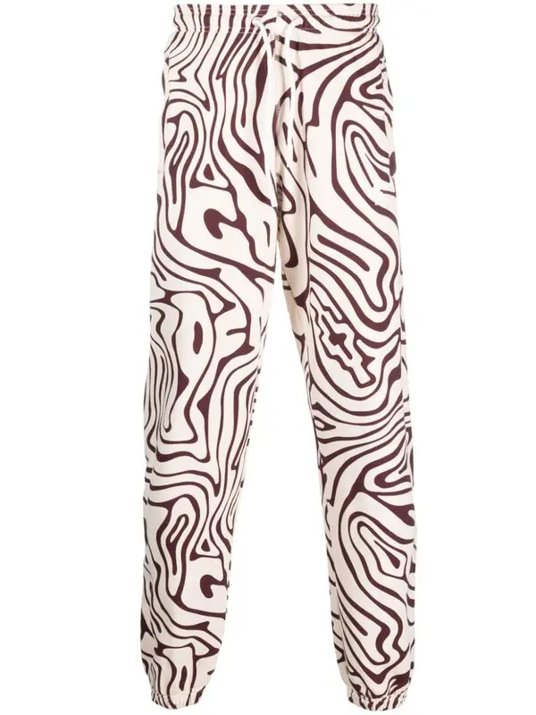 COUNTY OF MILAN Marcelo Burlon Swirl-print Cotton Track Pants