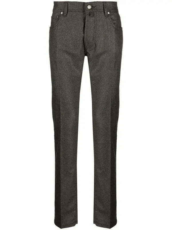 Jacob Cohen Bard Slim-cut Trousers - Brown