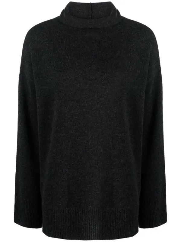 Aspesi Roll-neck Cashmere Jumper - Grey