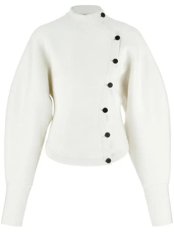 FERRAGAMO Asymmetric Knitted Jacket