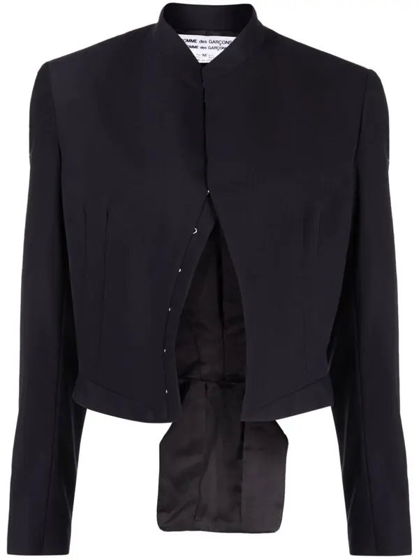 Comme Des Garçons Cropped Wool Jacket