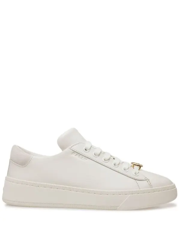 Bally Ryver Leather Sneakers - White