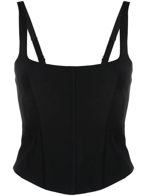 Patrizia Pepe Fly-detail Bustier Top