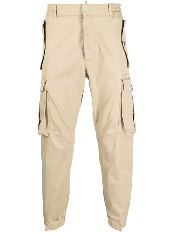 Dsquared2 Drop-crotch Cropped Cargo Trousers