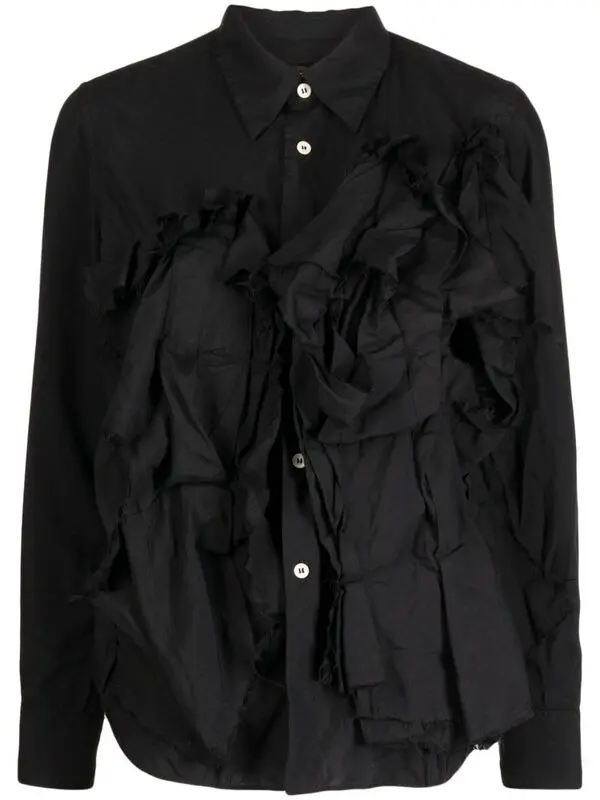 Comme Des Garçons Ruffled Button-up Shirt