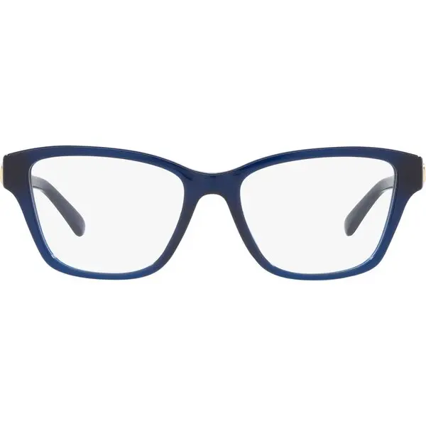 Tory Burch 53mm Rectangular Eyeglasses - Navy