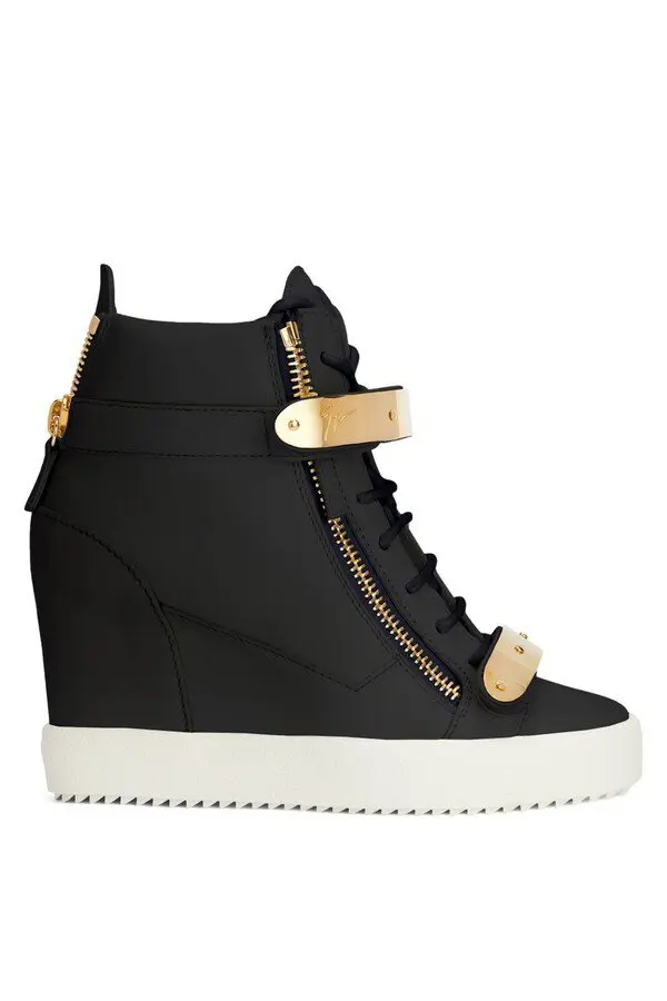 GIUSEPPE ZANOTTI Coby Wedge Sneakers - Black