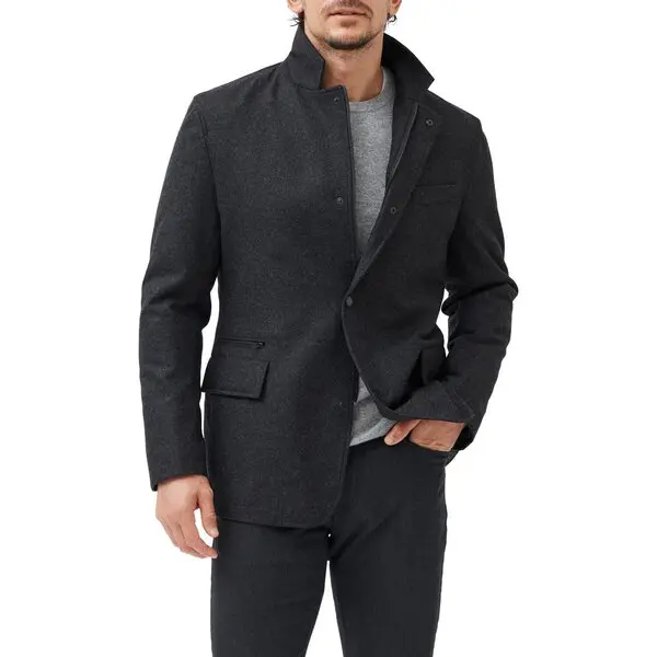 Rodd & Gunn Longbush Wool-blend Jacket - Graphite