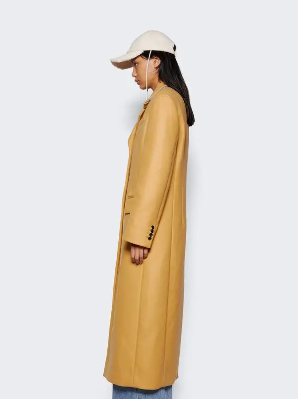 Khaite Bontin Tailored Overcoat - Camel