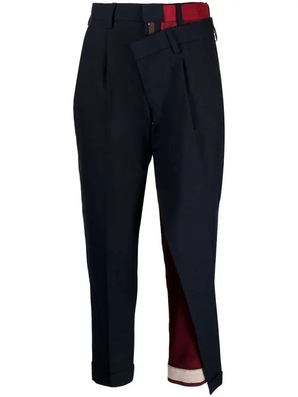 Kolor Asymmetric Tapered Trousers