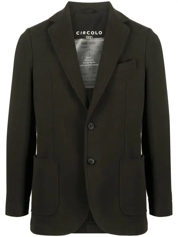 CIRCOLO 1901 Single-breasted Jersey Blazer