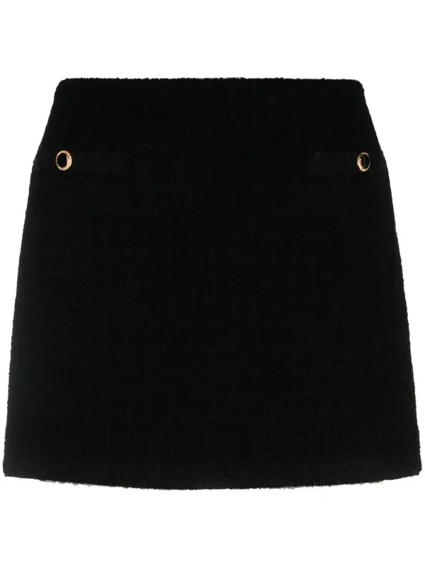 Alessandra Rich Bouclé Miniskirt