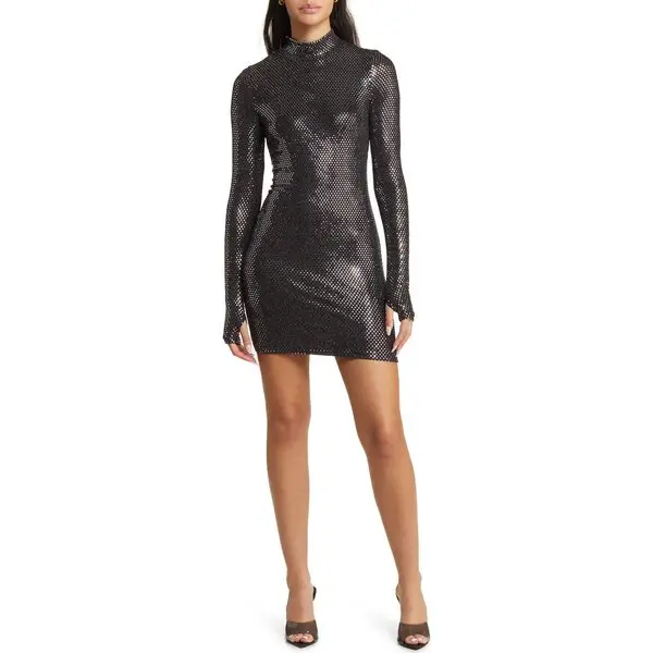 NIKKI LUND Embellished Mini Dress