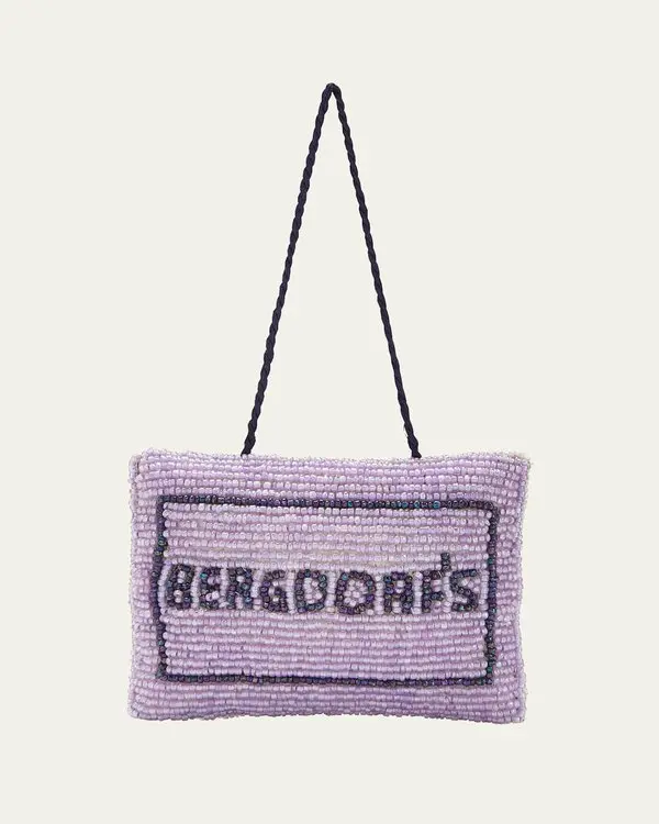 SUDHA PENNATHUR Bergdorf Shopping Bag Beaded Ornament